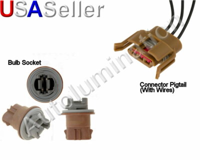 Ford Lincoln 3157 Turn Signal Lamp Socket Dorman 84768 Taillight ...