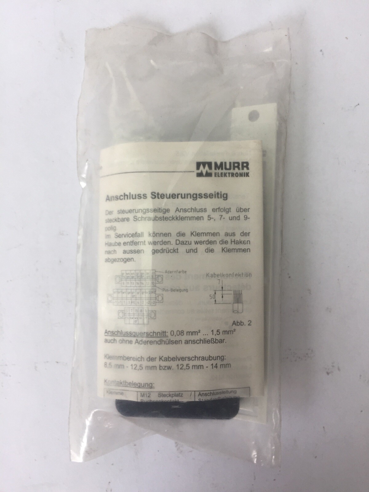 MURR ELEKTRONIK 27114 MVP12 | eBay