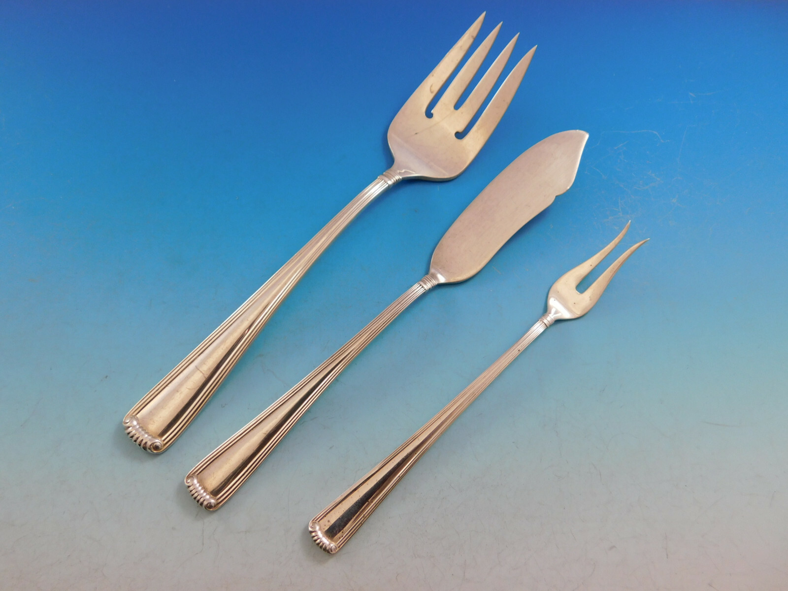 Marie Louise by Cartier Sterling Silver Flatware Set 12 Service 112 pcs ...