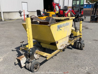 Miller Curber Commercial Concrete Curb Building Machine 5" Auger Honda ...