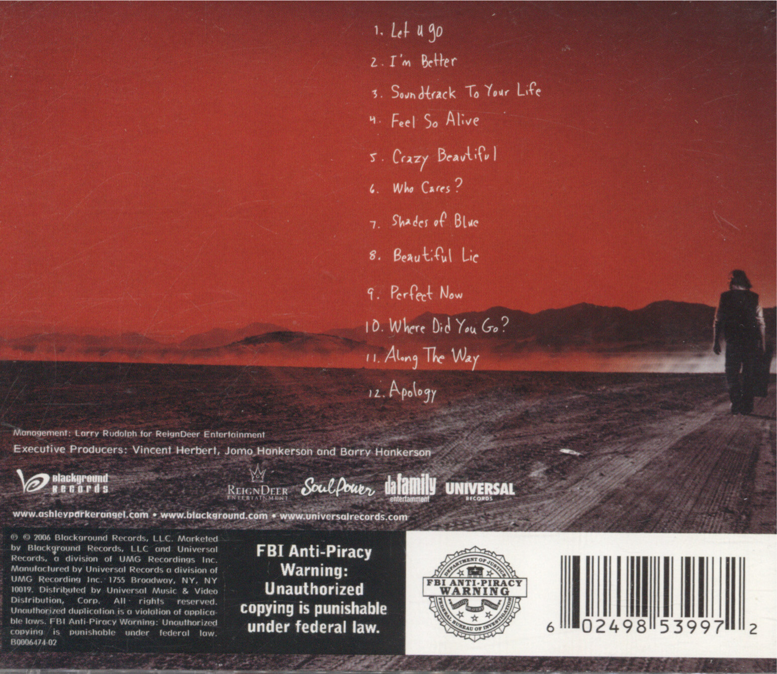 Ashley Parker Angel - Soundtrack To Your Life CD | eBay.de