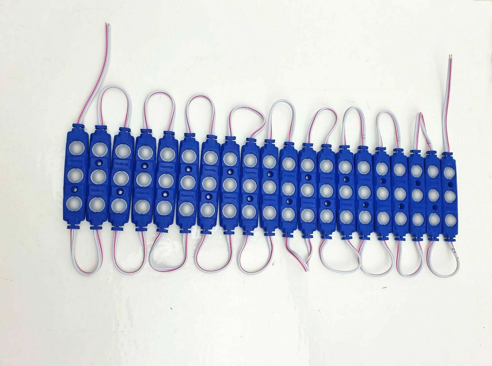 20 x 1.5w Epistar Injection Modules LED Strip Light 2835 SMD Lens Sign ...