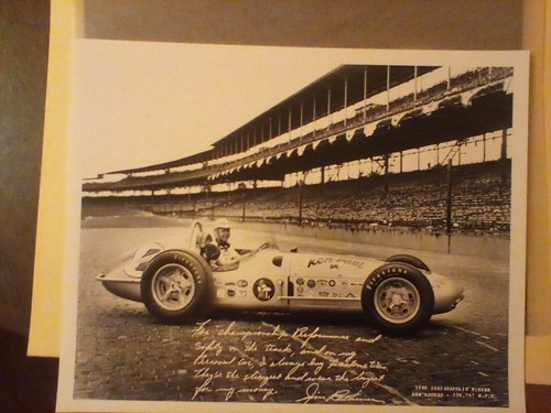 Old photo of a 1960 Indianapolis winner Jim rathmann, with negative | eBay