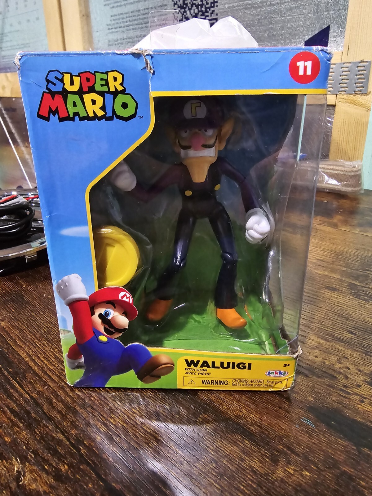 Super Mario Waluigi Figure - Jakks Pacific - World Of Nintendo Gamestop ...