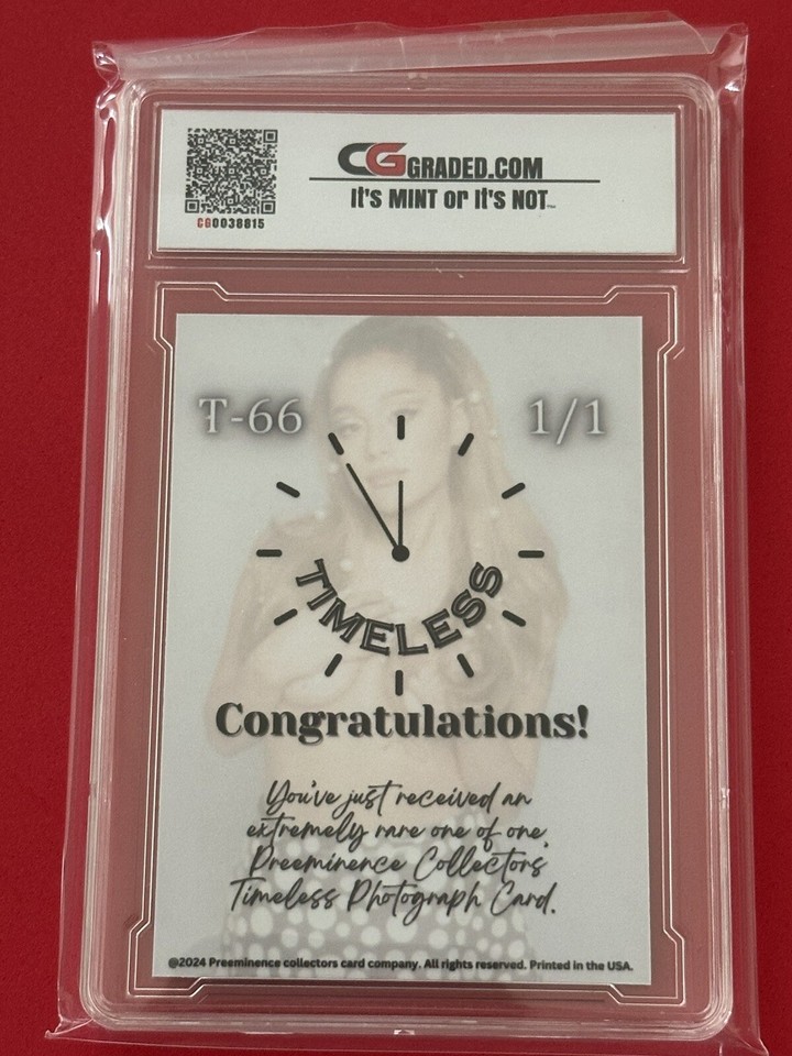 Ariana Grande Card Gem Mint 10 Cg Grade | eBay