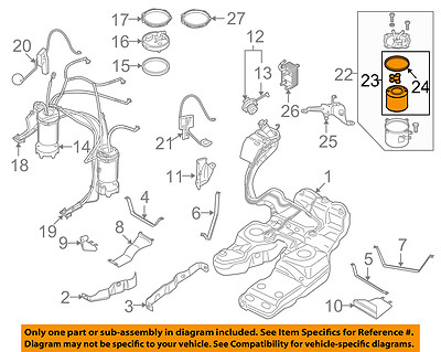 AUDI OEM 2010 Q7 3.0L-V6 Fuel System-Filter Element 7L6127434C | eBay