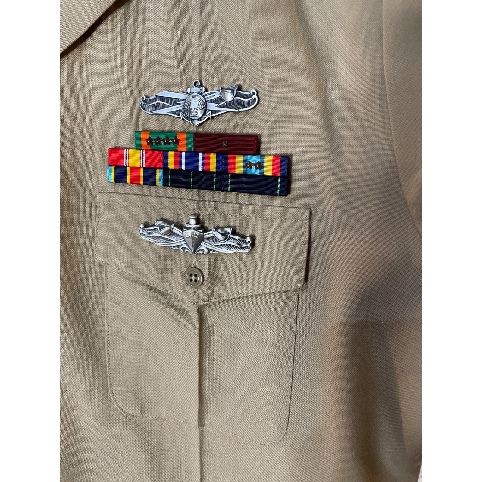 Authentic USN United States Navy Uniform Shirt Pins Badges ...