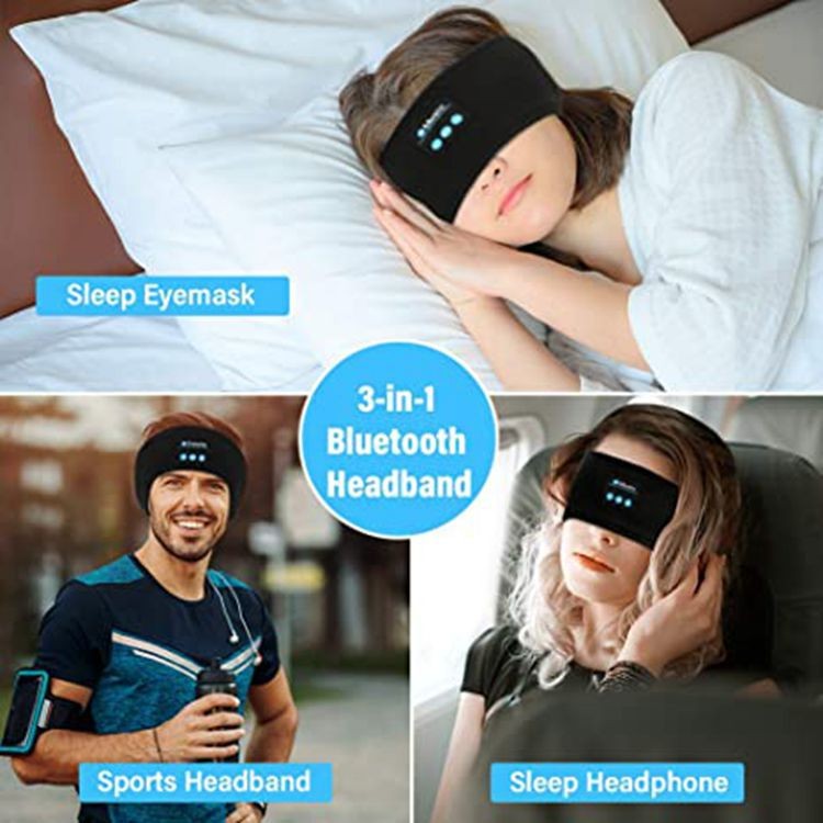Sleep Headphones Bluetooth Sleeping Headband - Sleeping Headphones Cozy ...