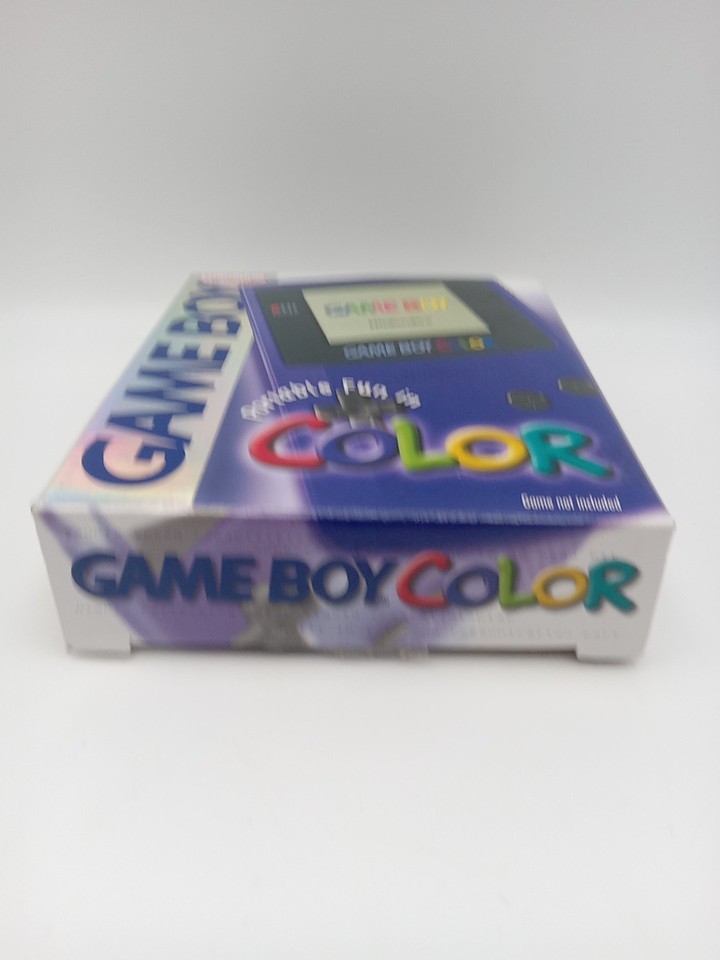 Game Boy Color Grape Purple Console BOX ONLY No Manual or Inserts SEE ...