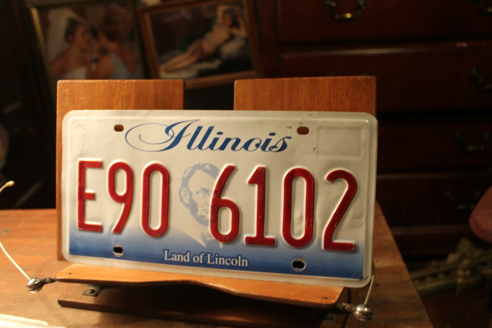 2001 Illinois Land of Lincoln License Plate E90 6102 | eBay