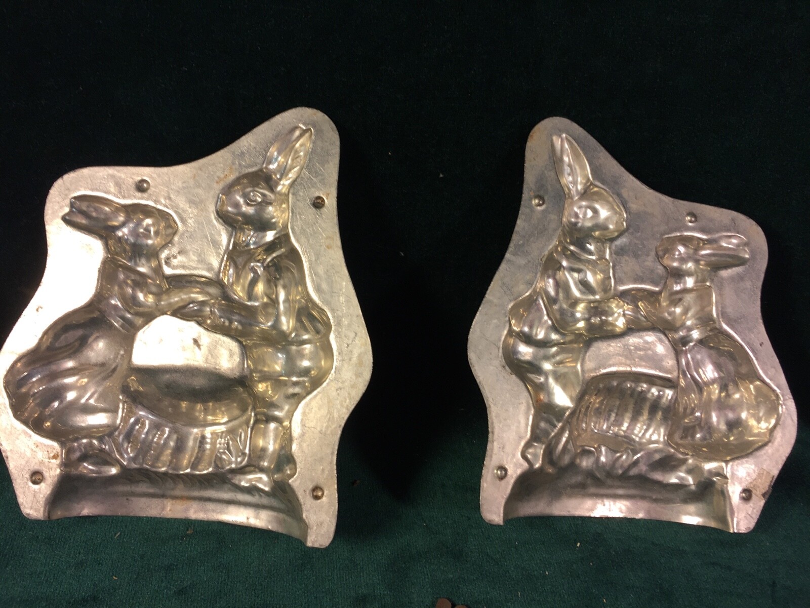 Pair of Dancing Dressed Rabbits/Basket Easter Chocolate Mold ~ Original~CH296 | eBay