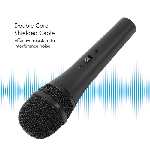 (Black 5.8mmX5m Cable)Handheld Wired Microphone High Fidelity Sound ...