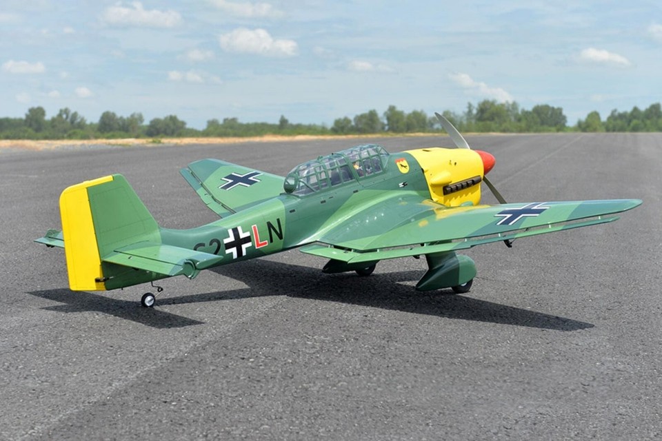 RC Airplane Aircraft Black Horse Junkers Ju 87 B-2 Stuka 2300mm 90 ...