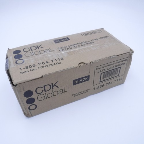 Genuine OEM CDK 6017880 1T0WK80AD0 Black Toner Cartridge LaserStation ...