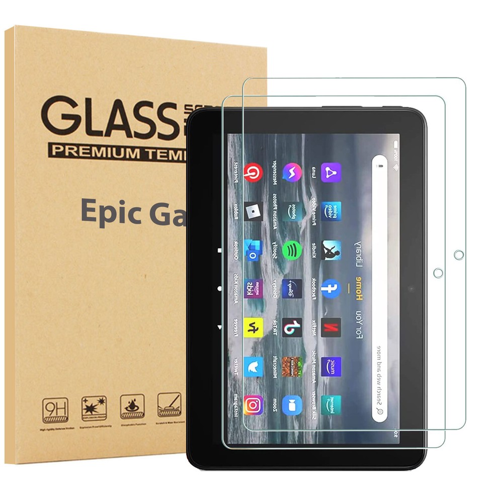 2pack Tempered Glass Screen Protector For Amazon Kindle Fire HD 7" 8 ...