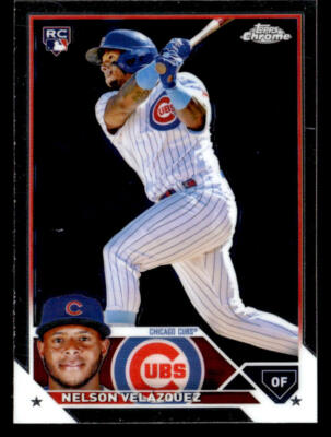 2023 Topps Chrome #82 Nelson Velázquez Rookie Card Chicago Cubs | eBay