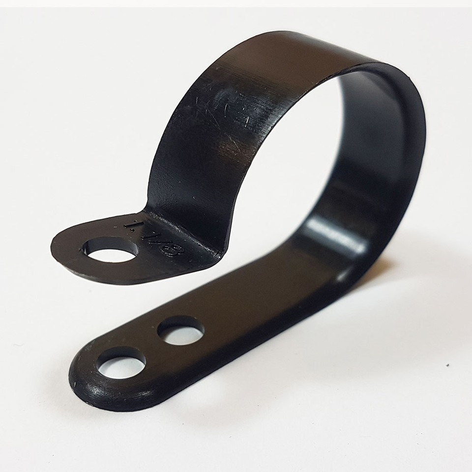 High Quality Black Nylon Plastic P Clips - Fasteners for Cable & Tubing ...