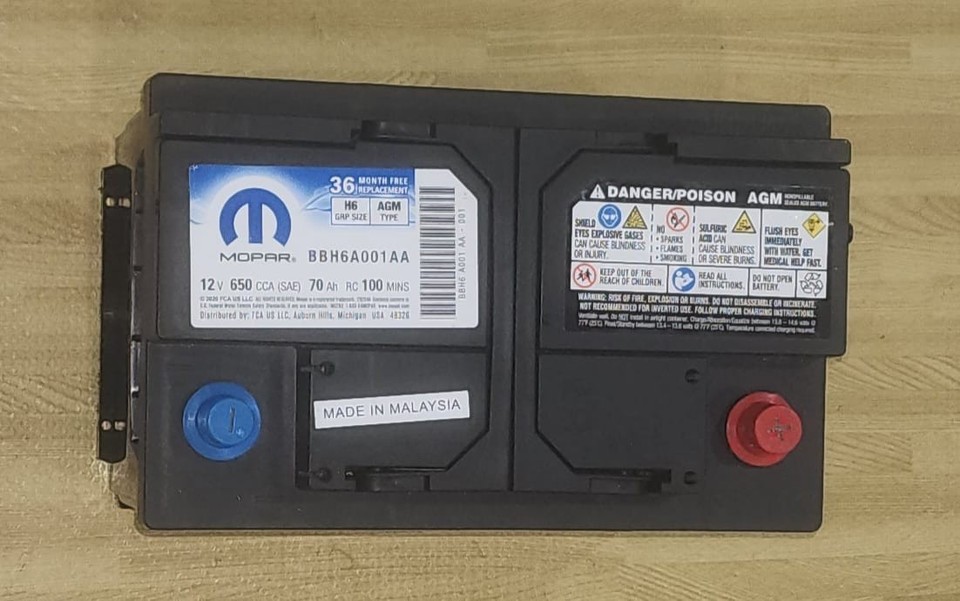 Battery Mopar BBH6A001AA | eBay