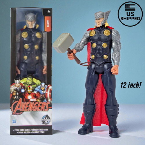 Marvel Thor 12 Inch Action Figure – Avengers Superhero Toy – Brand New ...