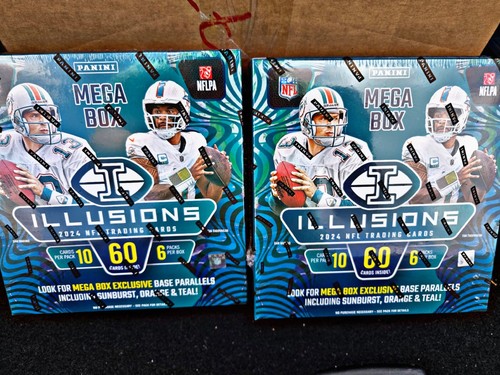 2024 Panini Illusions Football Mega BOX NFL Trading Cards - Factory ...