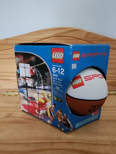 Vintage 2003 Lego 3440 basketball Set NBA Factory Sealed w/ 4" Mini ...