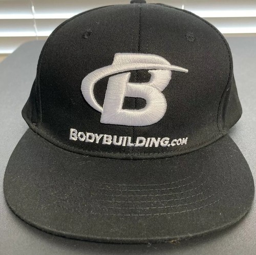Bodybuilding.com Baseball Hat Wicked Wear Brand New Black With White ...
