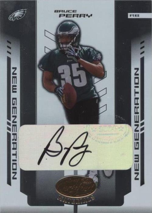 2004 Leaf Certified Materials - New Generation Bruce Perry #158 /1000 ...