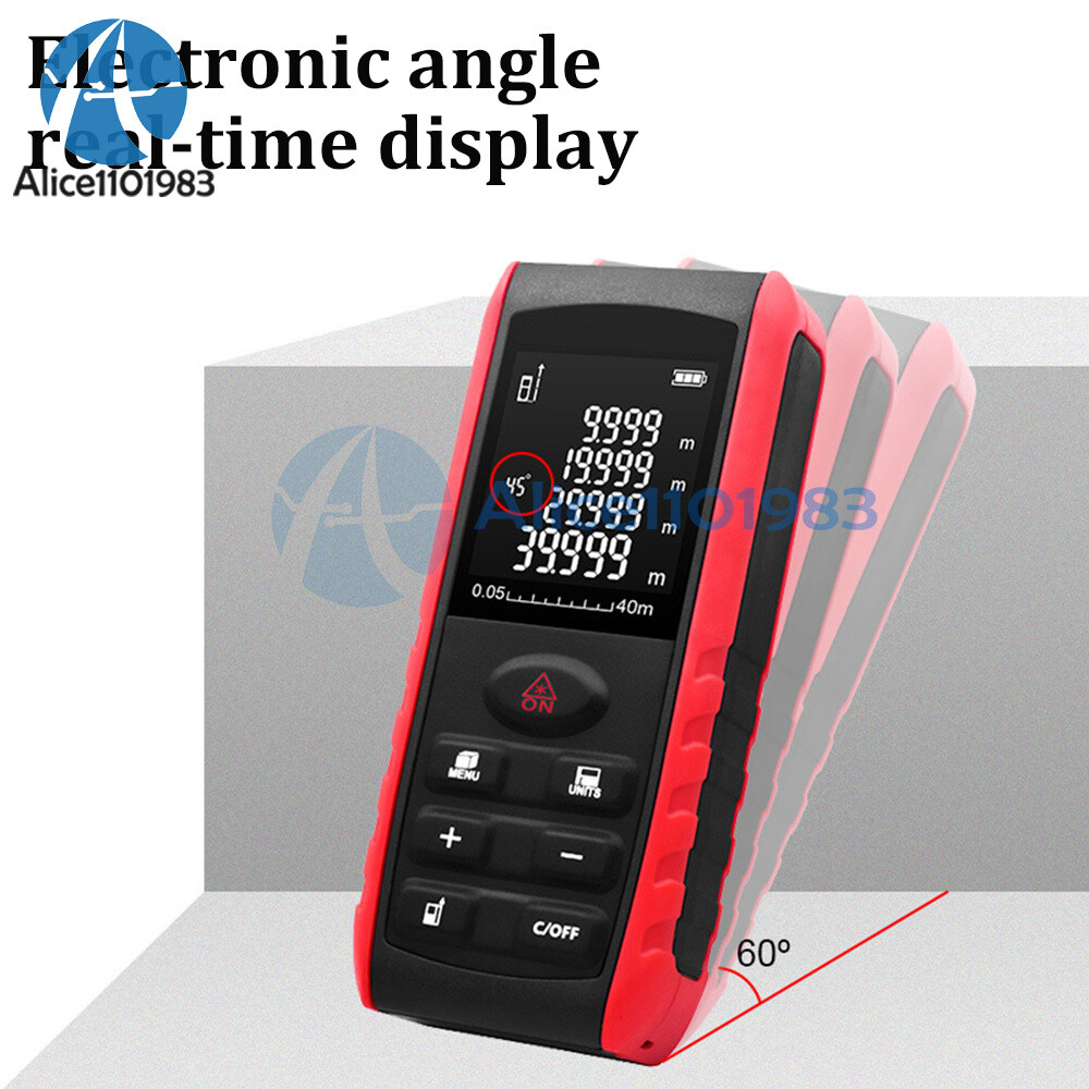 Handheld infrared Laser Rangefinder Digital Distance Meter Ruler Tool ...