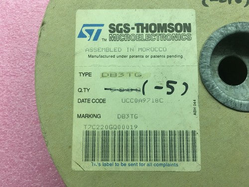 (250 PIECE LOT) DB3TG, SGS THOMSON, THYRISTOR, DIAC 30-34V 2A DO35 | eBay