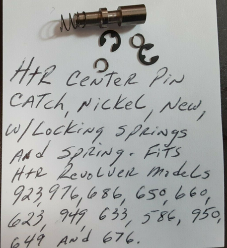 H&R Center Pin Catch Assembly, Nickel, New, Fits 12 Revolver Models | eBay