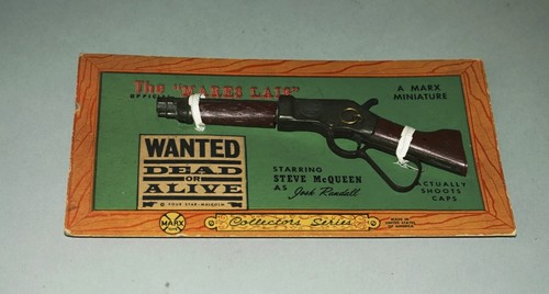 1958 STEVE MCQUEEN JOSH RANDALL WANTED DEAD OR ALIVE MARES LAIG MARX ...