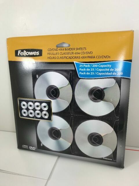 Fellowes Media Cases & Storage Solutions CD, DVD & Blu-ray Discs for ...