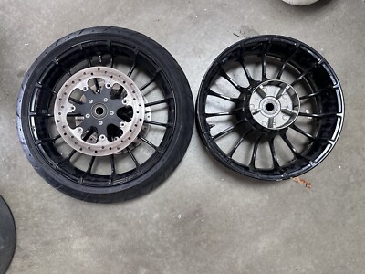 Harley Davidson 19x3.5” Front 18” Rear Turbine Wheels Touring | eBay