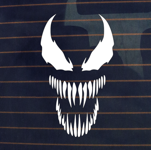 VENOM Face Teeth Spiderman Sticker Car Window Vinyl Decal Wall Laptop ...