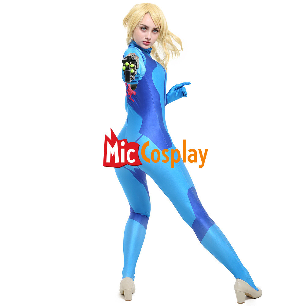 Women's Zero Suit Cosplay Costume Bodysuit 3D Print Jumpsuit | eBay