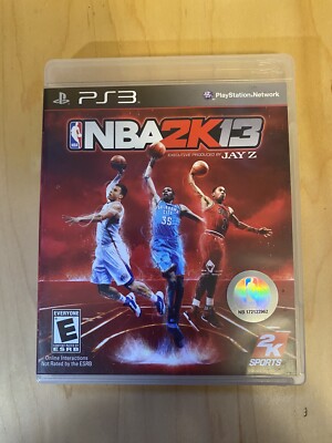 Sony Playstation 3 PS3 NBA 2K13 Basketball Game 2012 Complete w/ Manual ...
