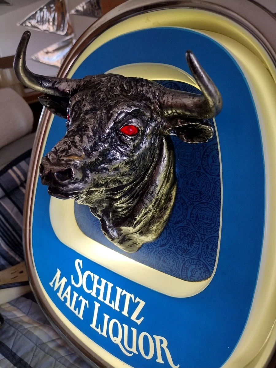 Schlitz Beer Bull