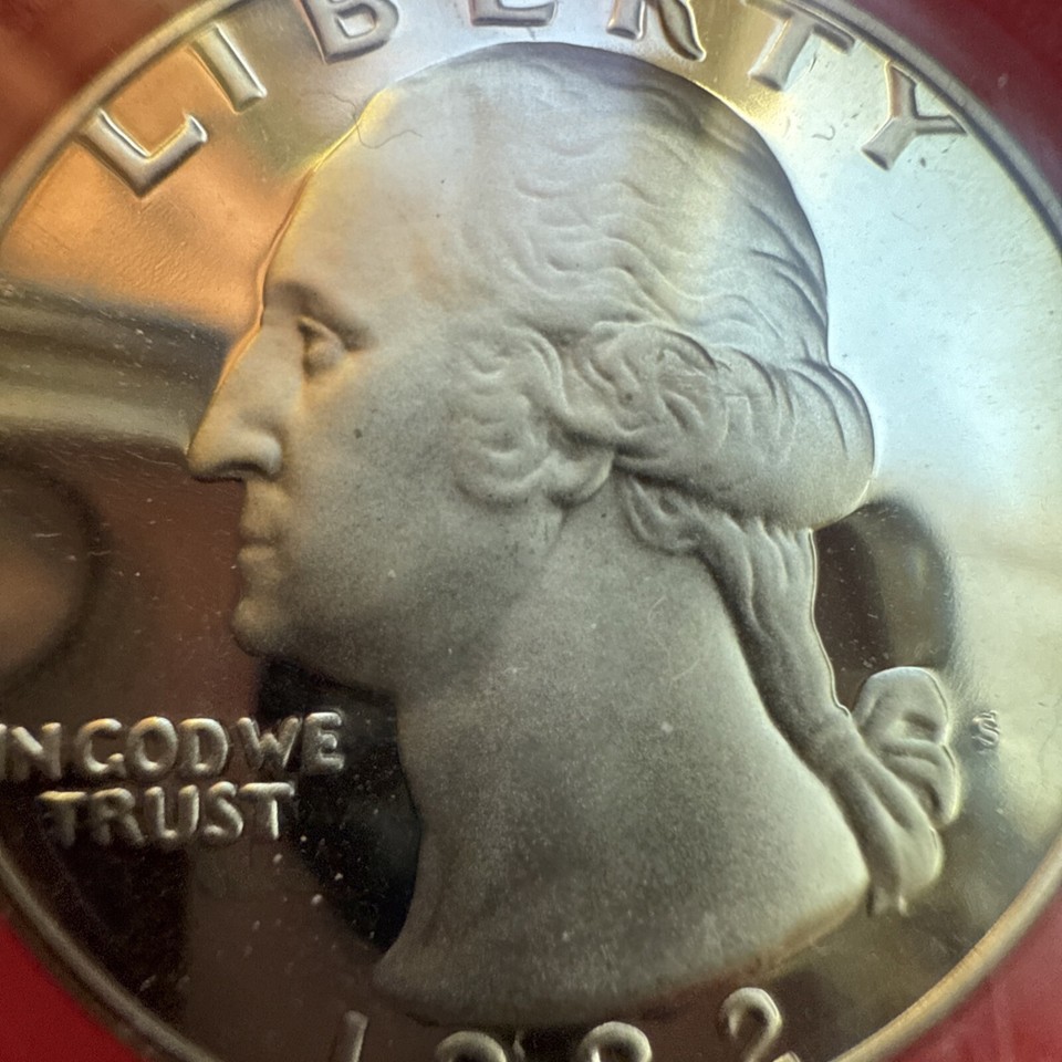 1982 S Washington Quarter Gem Mint Proof from Original US Proof Set ...