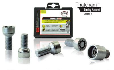 Vw Polo 2000-On Wheel Locking Bolts M14X1,5X27 Security Nuts For Alloys ...