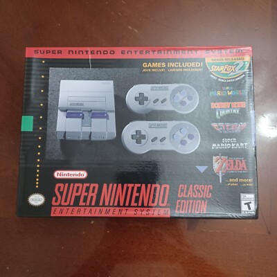 Nintendo Super NES Classic Edition Gaming Console - Grey/ New in box ...