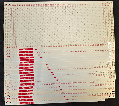 PC38 SILVER REED KNITTING MACHINE PUNCH CARDS PATTERNS SK700 SK360 SET ...