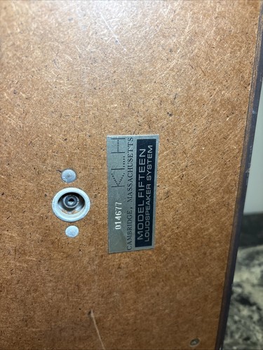 KLH Model 15 FIFTEEN Cambridge Sound Vintage Audio Speakers 70s Rare ...