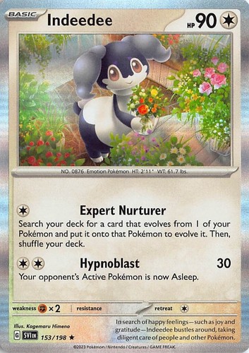 Scarlet & Violet Base Set, Indeedee Holo p2-24026 | eBay