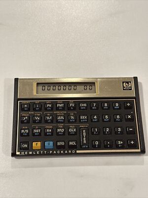 Hewlett Packard (HP) Financial Calculator: Model 12C, Case (working)B ...