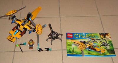 LEGO 70129 CHIMA Lavertus' Twin Blade Scutter RARE araignée /instruc ...