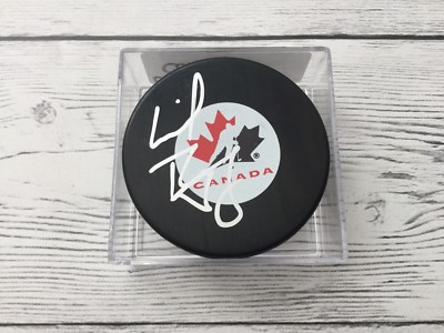 Lindy Ruff Signed Team Canada Hockey Puck Autographed b | eBay