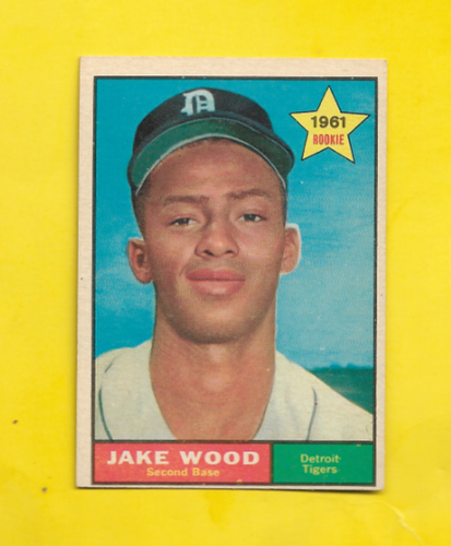 1961 Topps Jake Wood ROOKIE #514 Detroit Tigers EX/MINT FREE SHIPPING ...