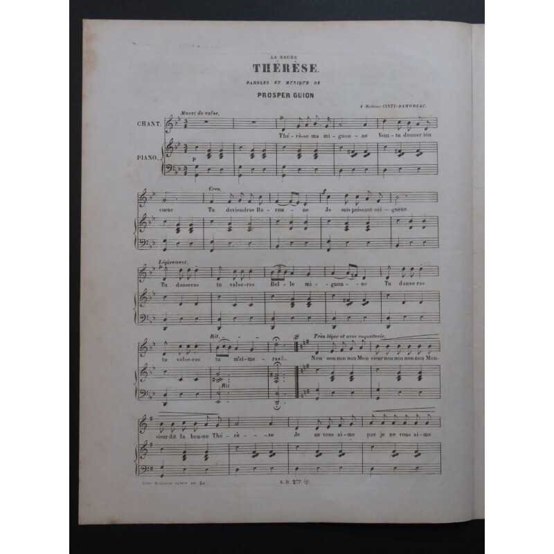 Guion Prosper The Brown Therese Singer Piano ca1840 | eBay