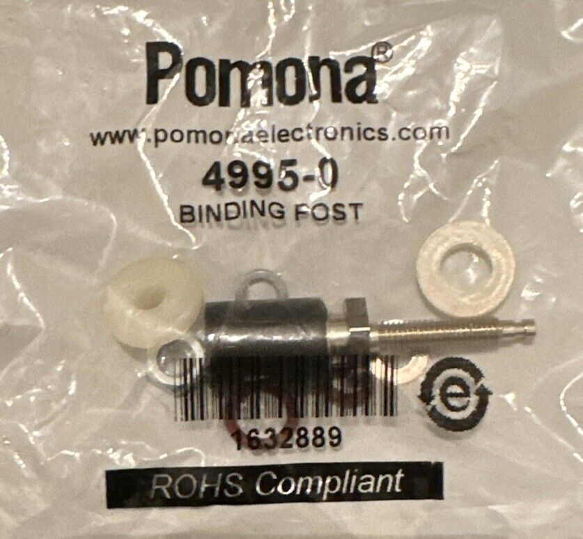 Pomona 4995-0 Binding Post RoHS Compliant 4995 0 49950 for sale online ...
