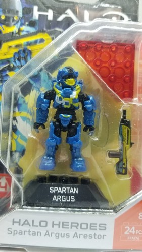 MEGA CONSTRUX HALO HEROES SERIES 4 SPARTAN ARGUS ARESTOR MOC | eBay